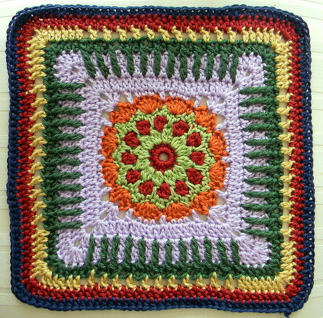 Ravelry: Sadie Square pattern by Melissa Green