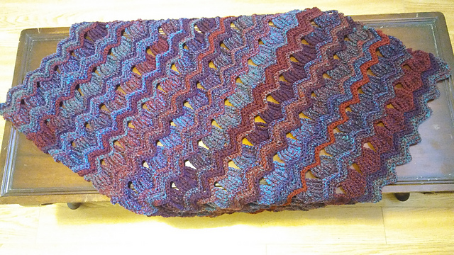 Ravelry: Vintage Ripple Crochet Throw pattern by Loops & Threads ...