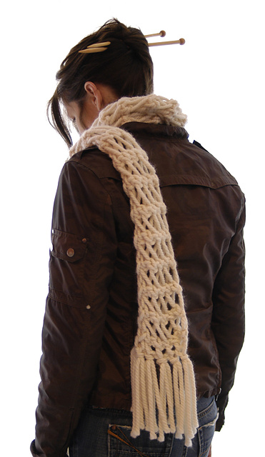 Ravelry: Misti Net Scarf pattern by Karen Clements