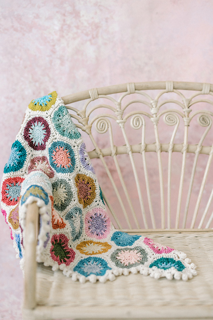 Ravelry: Sassy Scrappy Blanket pattern by Kaitlin Ostafew