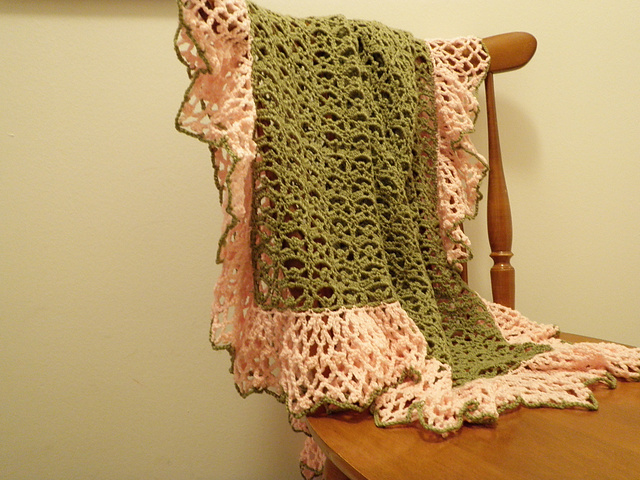 Ravelry: Wee Irish Lass Baby Afghan pattern by Terry Kimbrough