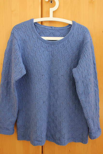 Ravelry: Window Pane Sweater pattern by Amy Butler