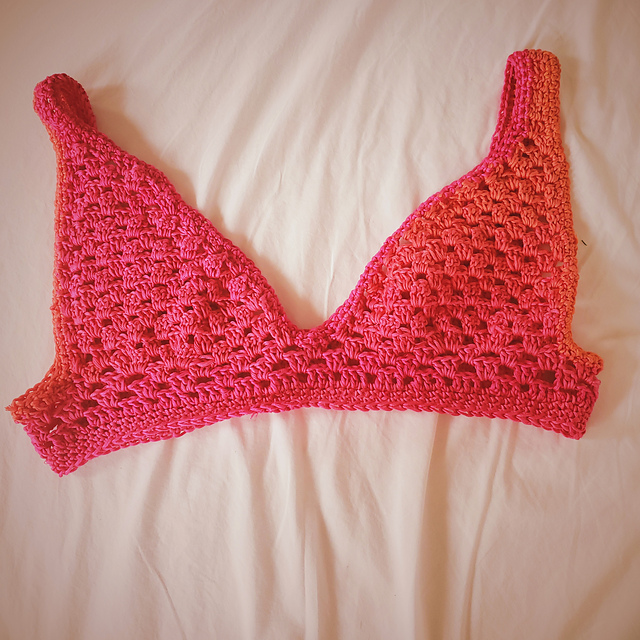 Ravelry: Checked Lounging Bra pattern by Kel Neal