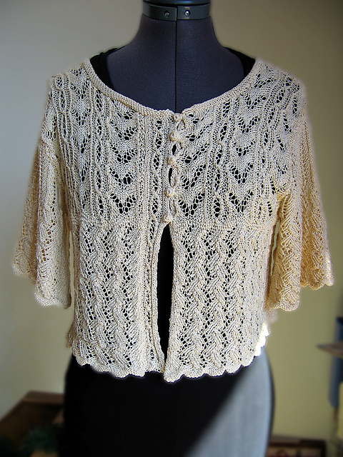 Ravelry: #05 Lace Cardigan pattern by Wendy Sacks