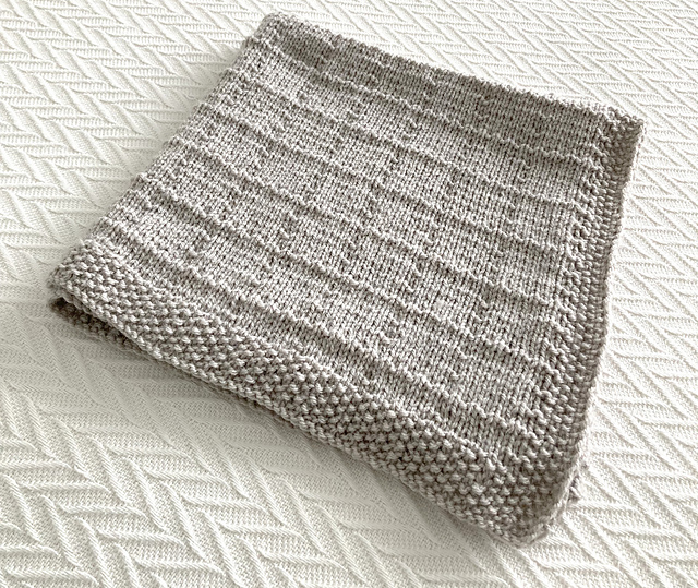 Ravelry: Seed Pearl Blankie pattern by Kelly McCraw