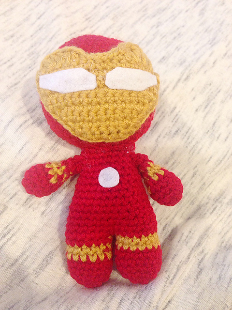 Ravelry: Iron Man Amigurumi pattern by Kelsey Barros