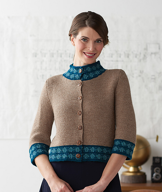 Ravelry: Mosaic Jacket on Ravelry pattern by Melissa Leapman