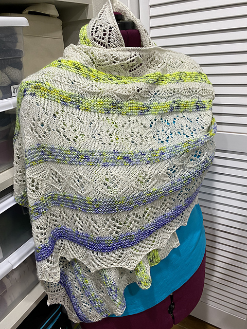 Ravelry: Horizontal Lace Wrap pattern by Toni L. Lorenz