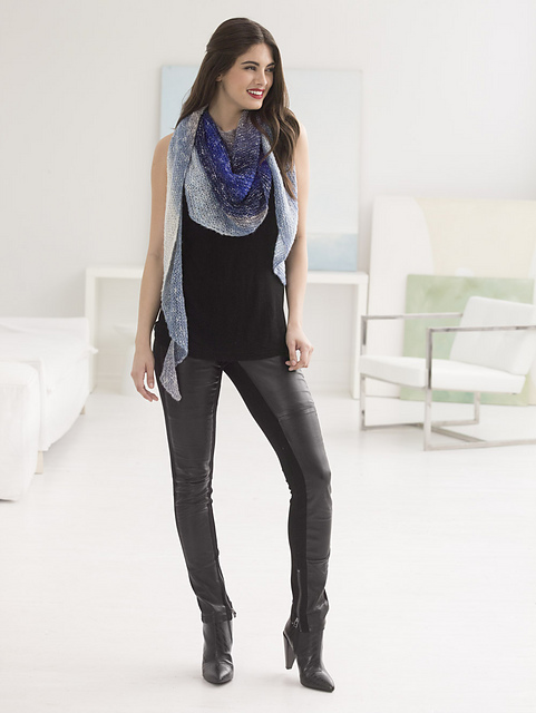 Ravelry: Easy Shaped Shawl pattern by Lisa M. Barnes