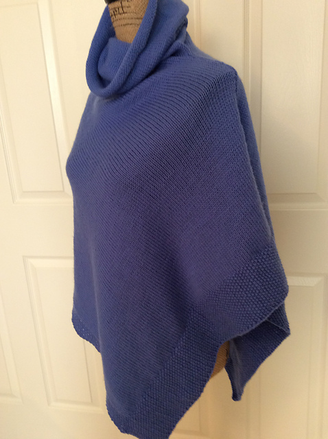 Ravelry: kentuckyknitter's My Easy Folded Poncho