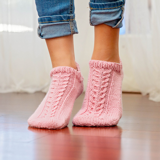 Ravelry: Whims Easy Flat Knit Socks pattern by Briana K Designs