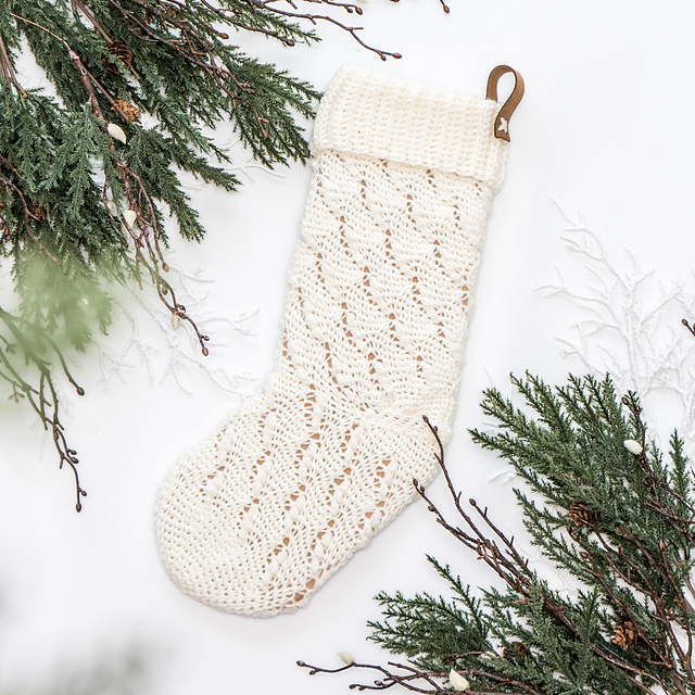 Ravelry: Jingle Bell Holiday Christmas Stocking pattern by Briana K Designs
