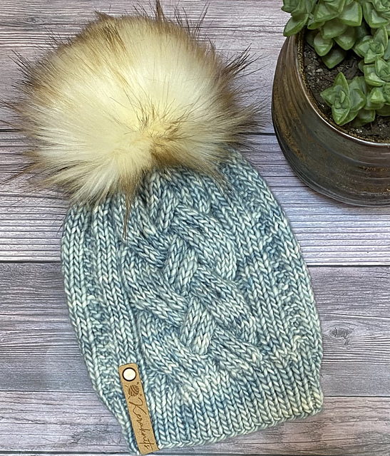Ravelry: Double Braid Beanie pattern by Kera Burdick