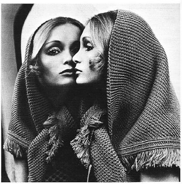 Ravelry: 1801 Three-cornered shawl with knitted fringes pattern by ...