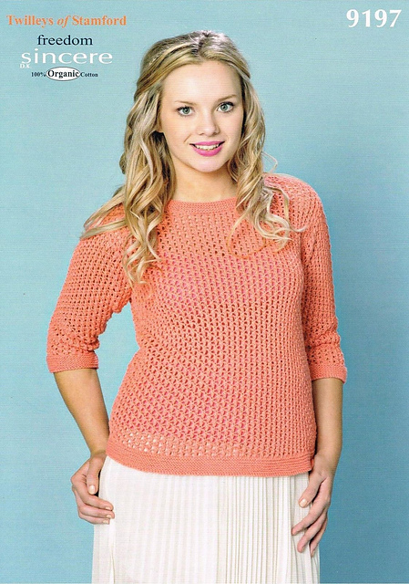 Ravelry: Twilleys Open Mesh Sweater pattern by Twilleys of Stamford
