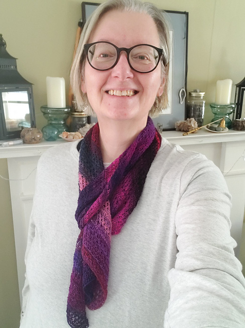 Ravelry: Plum Pudding Scarf pattern by Katherine Walters