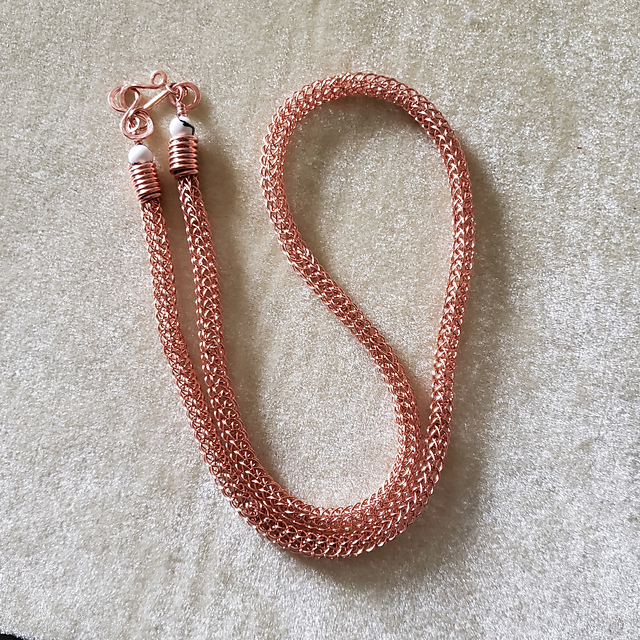 Ravelry: Wire Knitted Necklace pattern by Katherine Walters