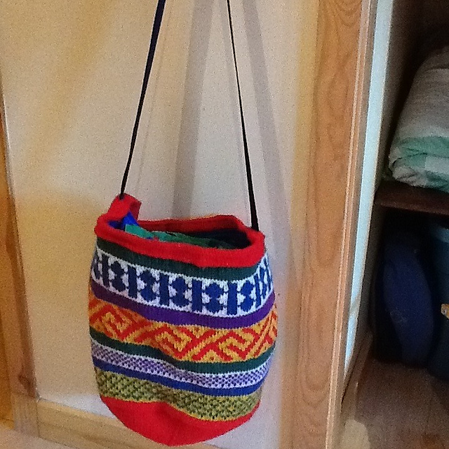 Ravelry: Asian Nomadic Travel Bags pattern by Sara Lamb