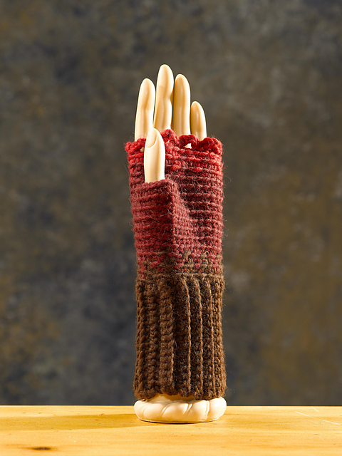 Ravelry: Rose Hips Crocheted Gauntlets pattern by Sara Delaney