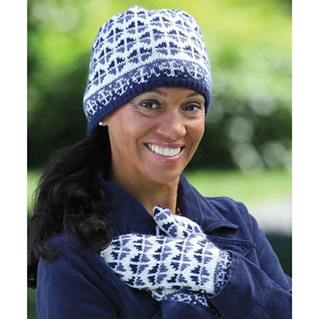 Ravelry: Snow Day Hat and Mittens pattern by Kirsten Hipsky