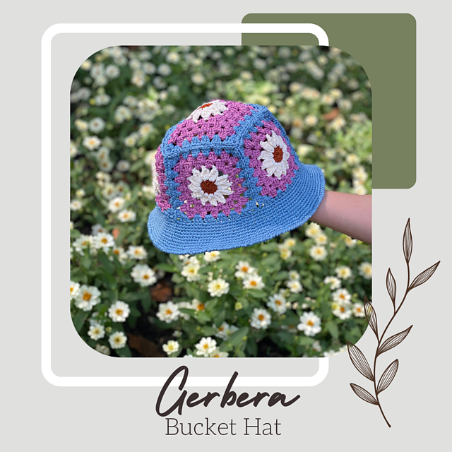 Ravelry: Gerbera bucket hat pattern by Trang Le