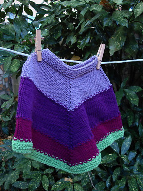 Ravelry: Color Block Poncho pattern by Erika Flory