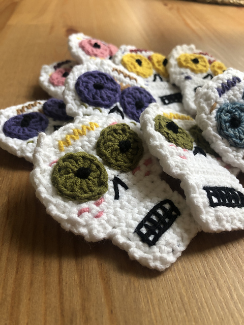 Ravelry: Sugar Skull Memory pattern by Kijk wat ik haak