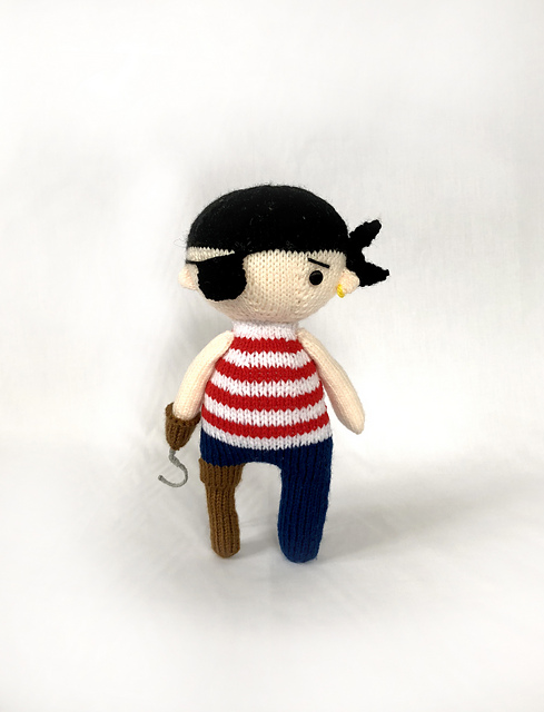 Ravelry: Captain Jack the Pirate pattern by knitterbees