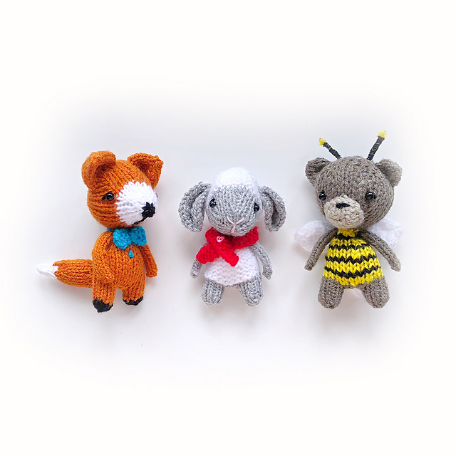 Ravelry: Just a little critters collection set 4 pattern by knitterbees