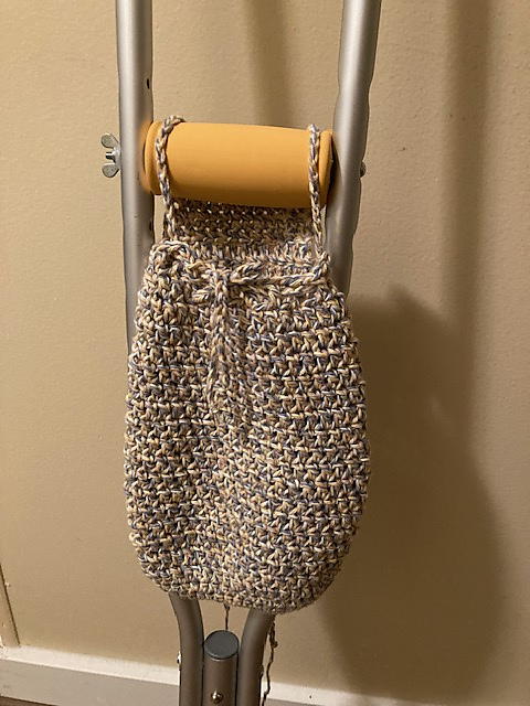 Ravelry: Crutch Carry Sack pattern by BananaLouise Crochet