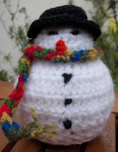 Ravelry: Snowman (Chocolate Orange) Cover pattern by Kippers Ning