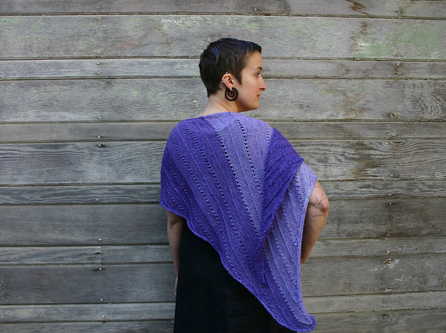 Ravelry: Swerve Shawl pattern by Kira Dulaney