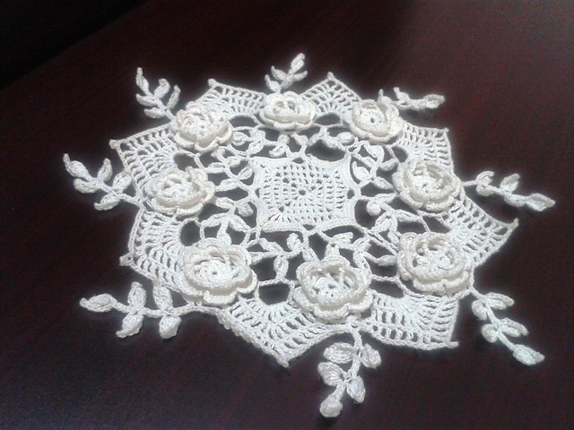 Ravelry: kishpi's Irish Rose Doily