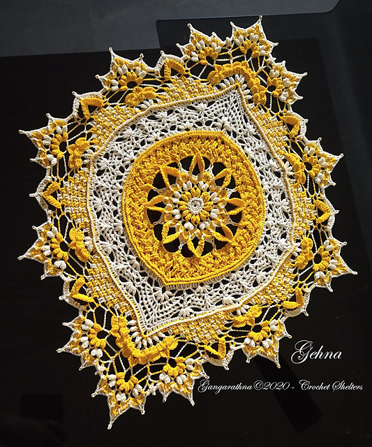 Ravelry: Gehna (Diamond) pattern by Gangarathna Bhat