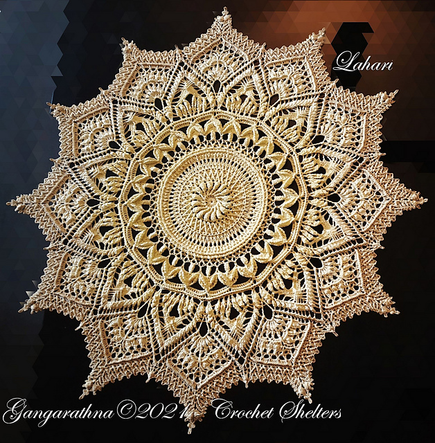 Ravelry: Lahari pattern by Gangarathna Bhat