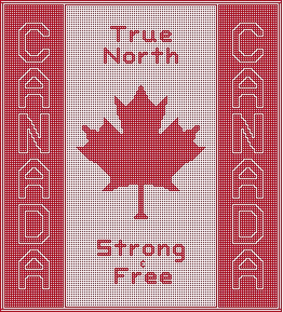 Ravelry: Canada ~ True North Strong & Free pattern by Lucille Schubert