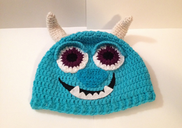 Ravelry: Sulley Beanie/Hat - Child's Size 2T -4T pattern by Katerina Cohee