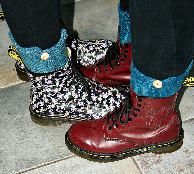 Ravelry: Ridge Line Boot Toppers pattern by Kirsti Johanson