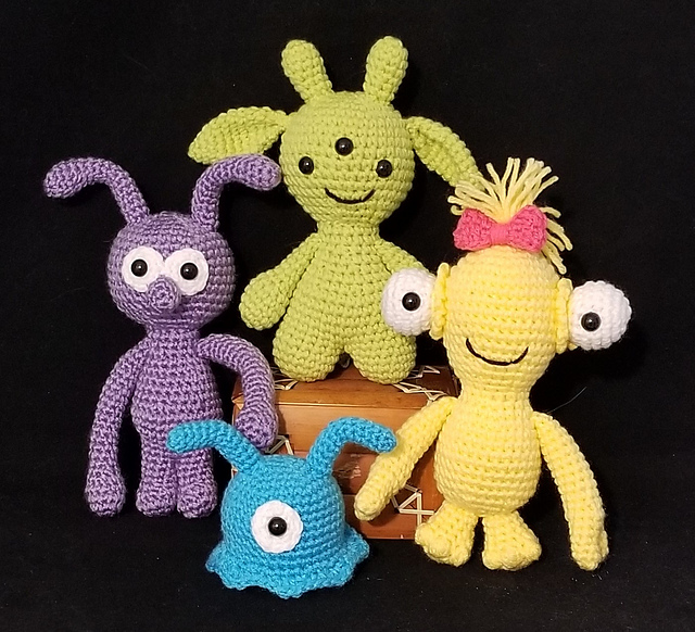 Ravelry: Kelli's Alien Collection 1 pattern by Kelli's Kreations
