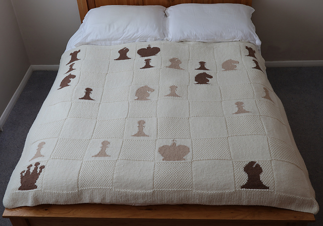Ravelry: Chess blanket pattern by kknits Katharine Perry
