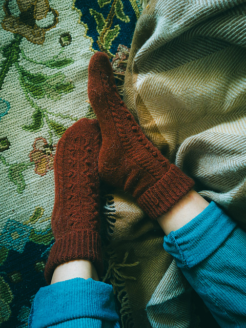 Ravelry: Meander Socks pattern by Klára Pushin