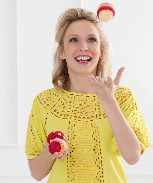 Ravelry: Three Tangy Juggling Balls pattern by Robyn Chachula