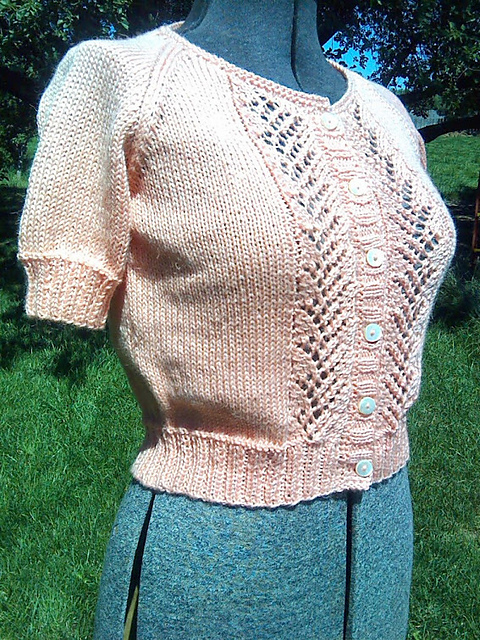 Ravelry: Short Sleeve Cardigan pattern by Veronik Avery