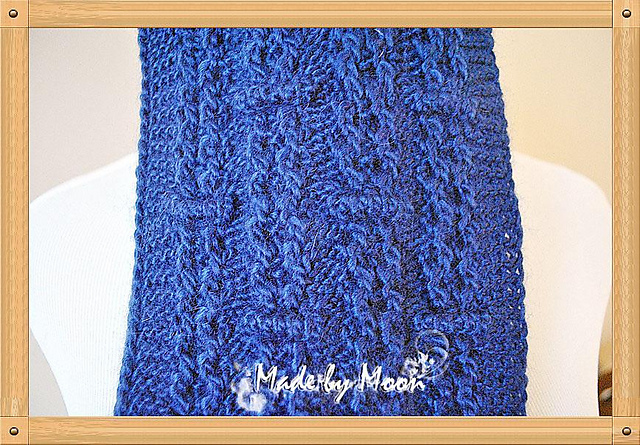 Ravelry: knittothebone's Bryn's Rust Brick Wall Scarf