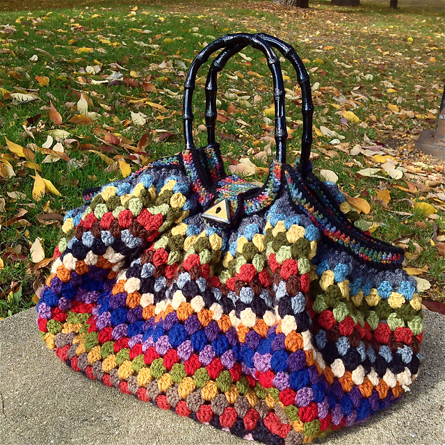 Ravelry: klmag's Granny's Boho Satchel