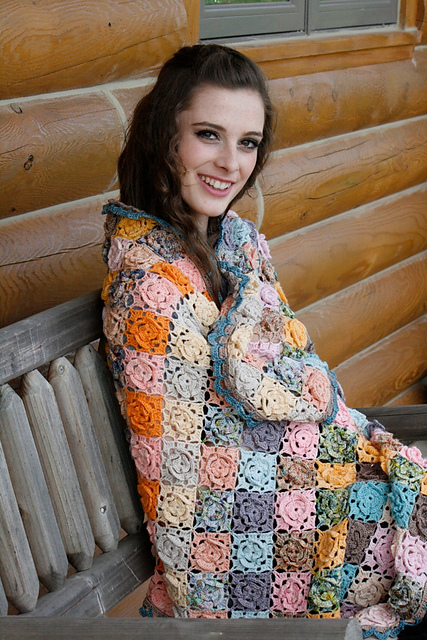 Ravelry: Flower Checkerboard pattern by Kathy Merrick