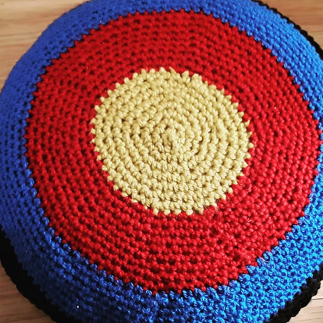 Ravelry: Target cushion pattern by Kirsty Millar-Kent
