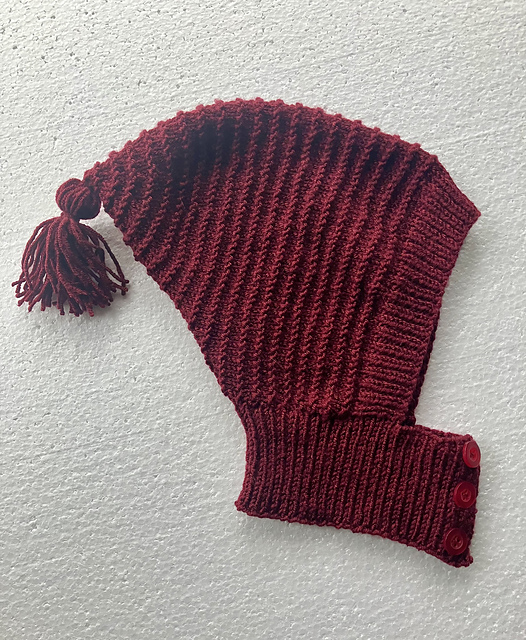 Ravelry: Helmet with Garter Stitch Ridges pattern by Bestway