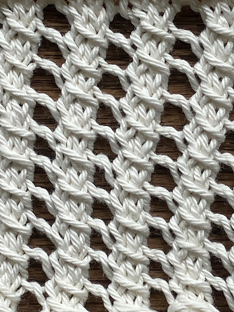 Ravelry: Crow's Foot Stitch pattern by A Lady