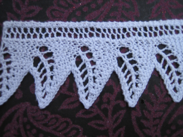 Ravelry: knitted lace edgings: leaf edge pattern by George S. Appleton ...